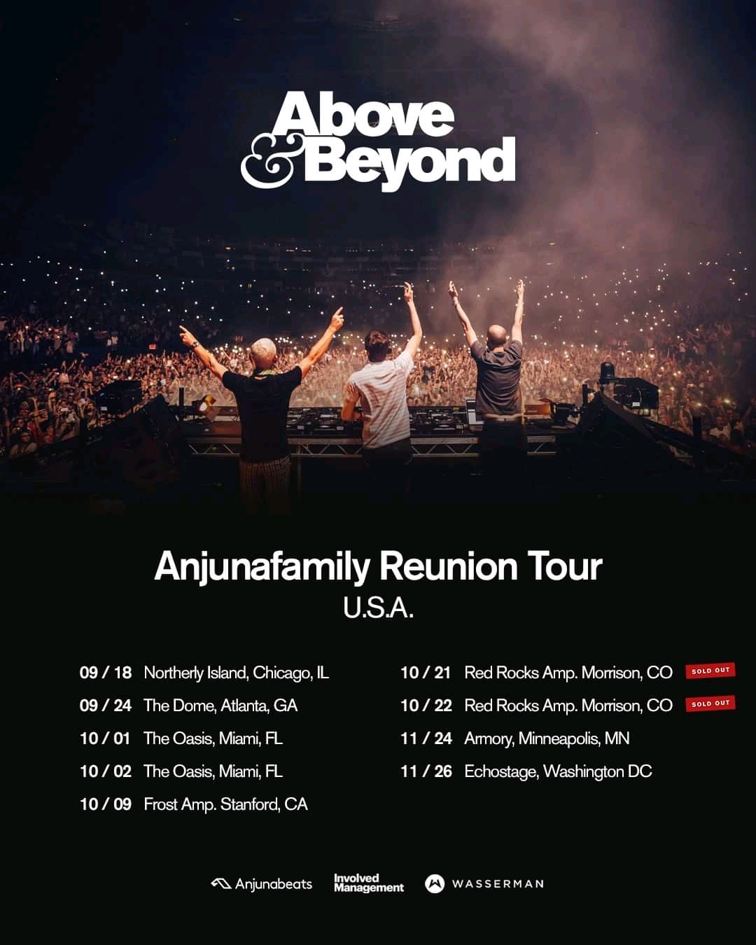 Above & Beyond anuncian tour por ciudades de Estados Unidos