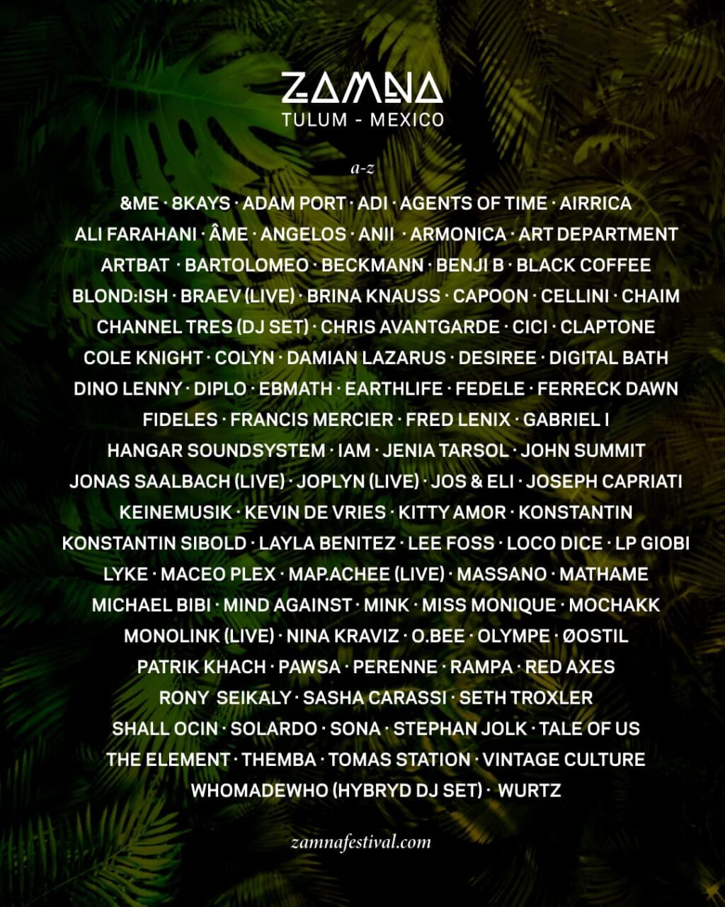 Zamna Festival revela line up completo de su nueva edición