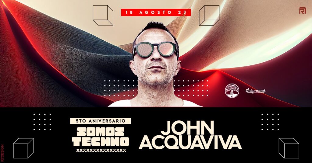 'Somos Techno' celebrará sus primeros 5 años de trayectoria presentando a John Acquaviva